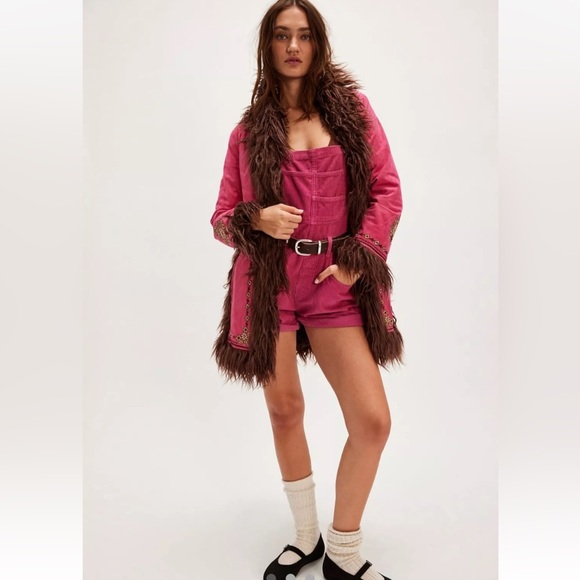 Spell | Jackets & Coats | Free People Spell Joplin Jacket Faux Suede ...